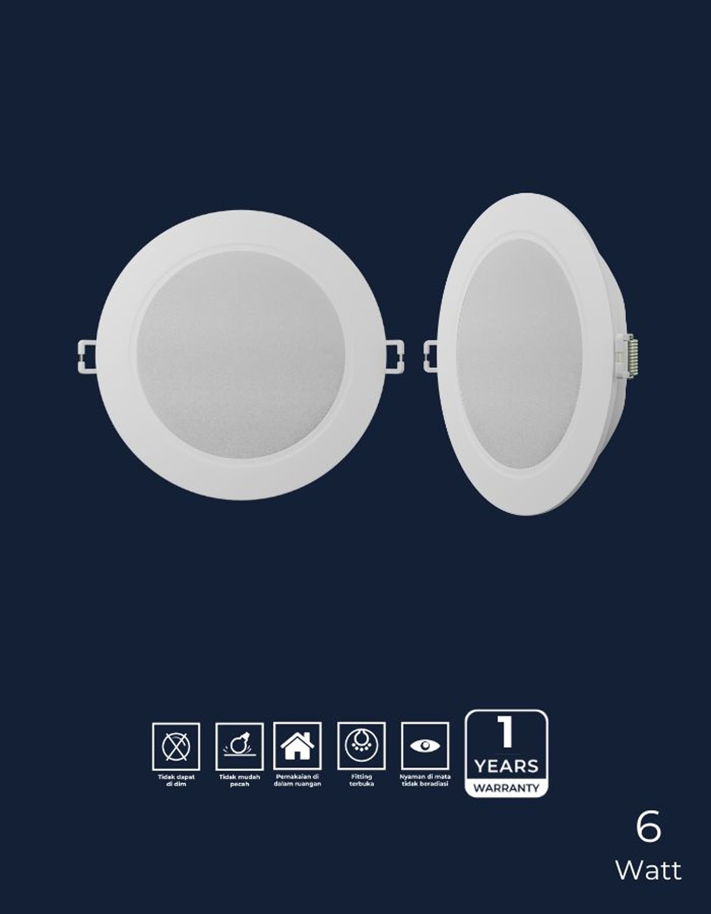 LED Downlight 6 Watt PLDL – 201 | pikolite